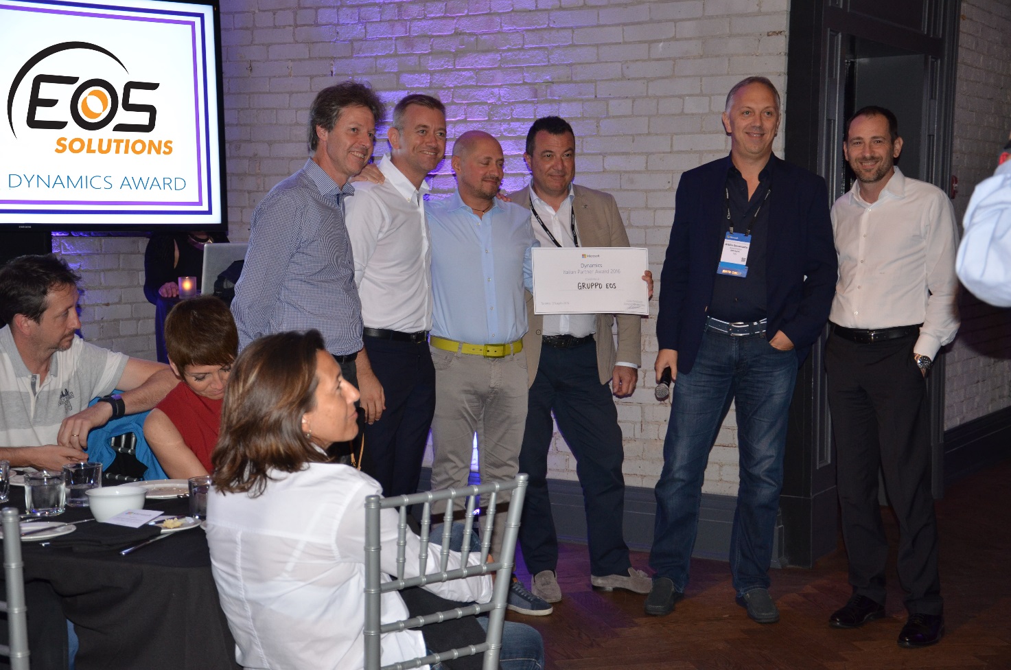 Eos Solutions premiata come primo partner Microsoft Dynamics in Italia