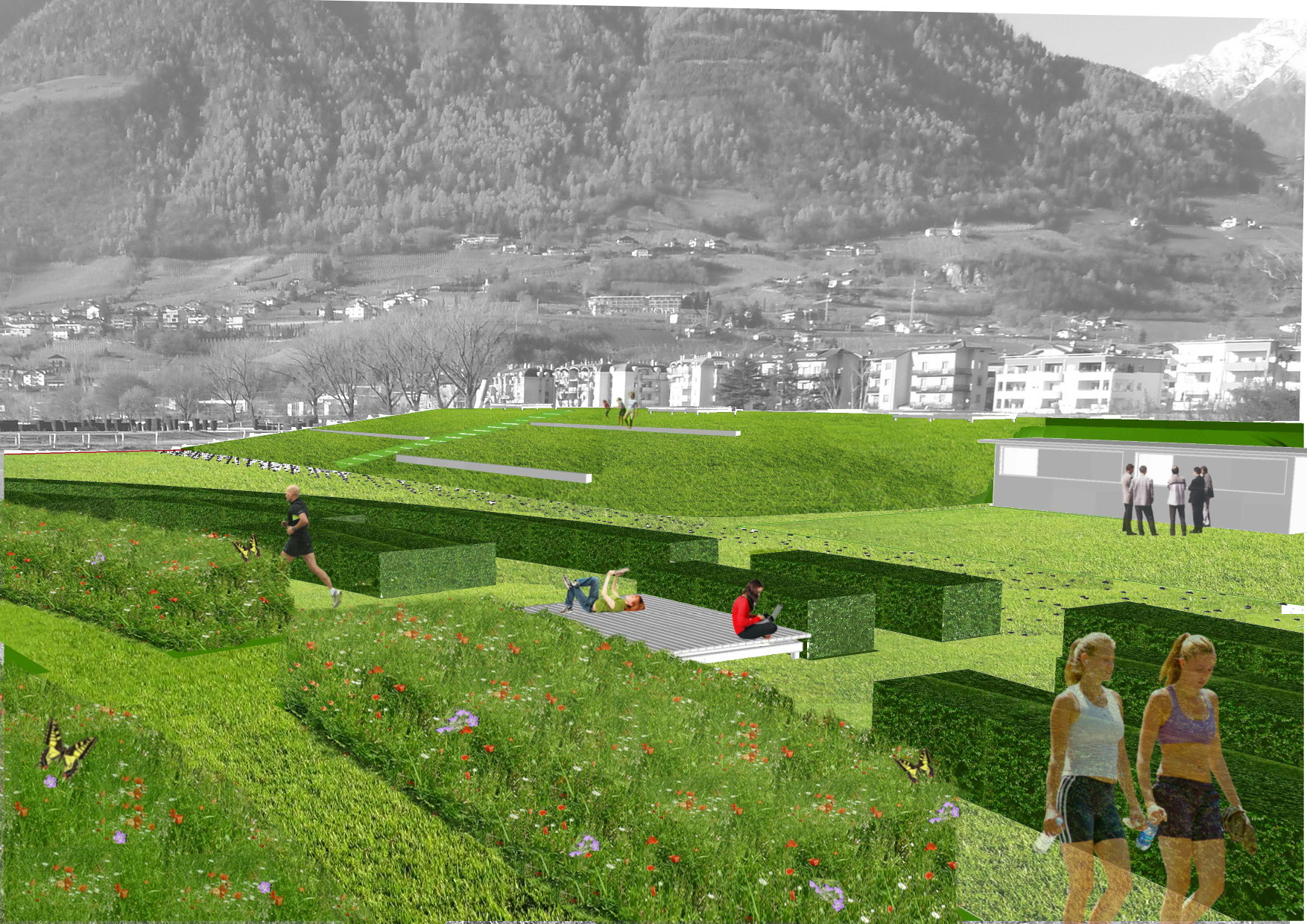 Merano, l'ippodromo diventa (anche) un parco pubblico