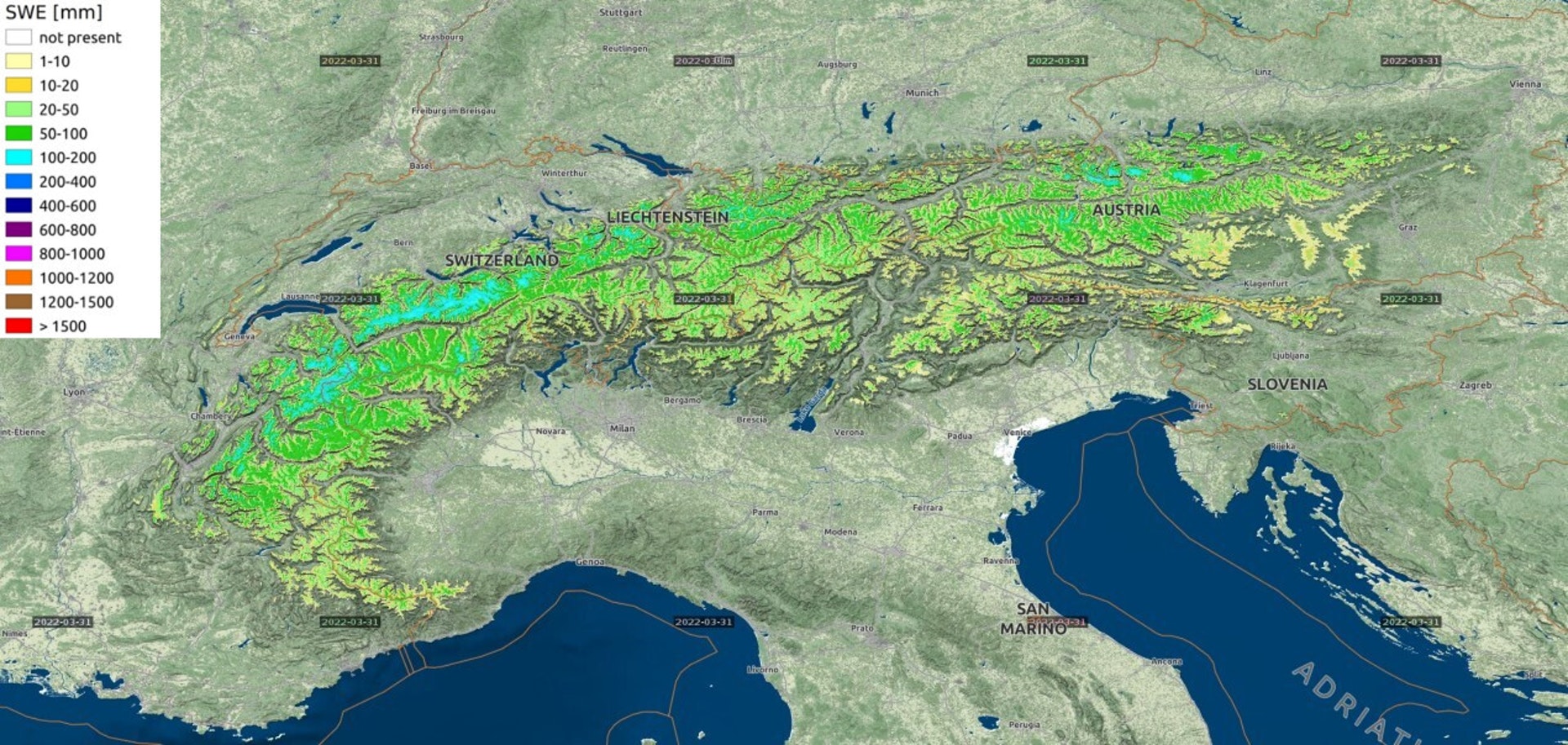 Riserve d'acqua sulle Alpi, nasce l'applicazione per il monitoraggio