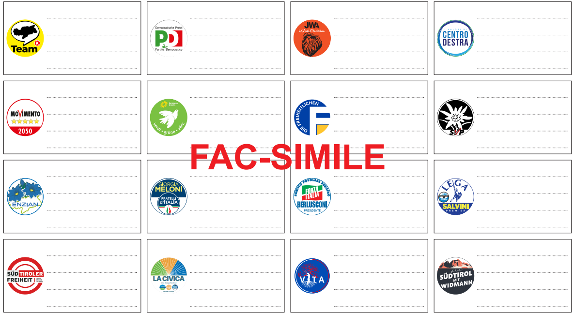 Elezioni Alto Adige 2023: i partiti e il manifesto dei candidati e ...