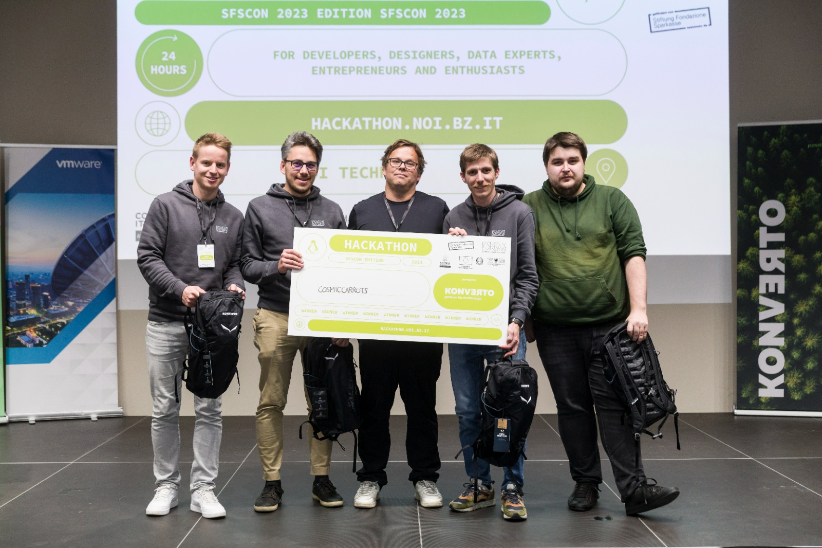 Un'edizione da record per NOI Hackathon SFSCON 2023