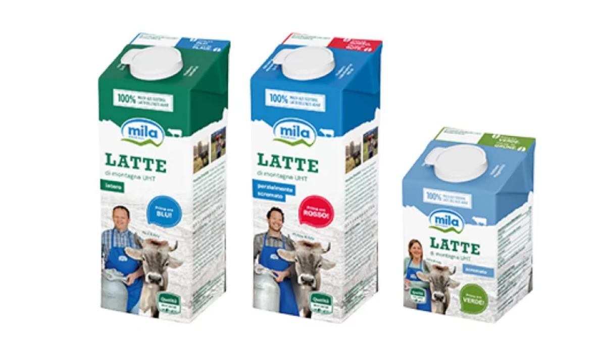 Mila: una nuova confezione per il latte Uht